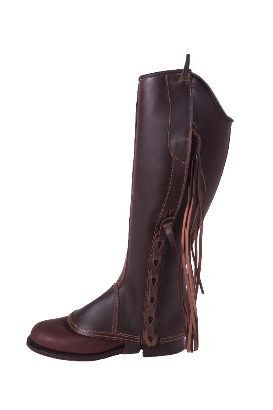 Polaina Mod: Doma piel engrasada Castaña vestir lisa. REF 006354-CAS ...